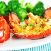 Baked Stuffed Lobster Tail on a Cedar Plank Recipe - (4.2/5)