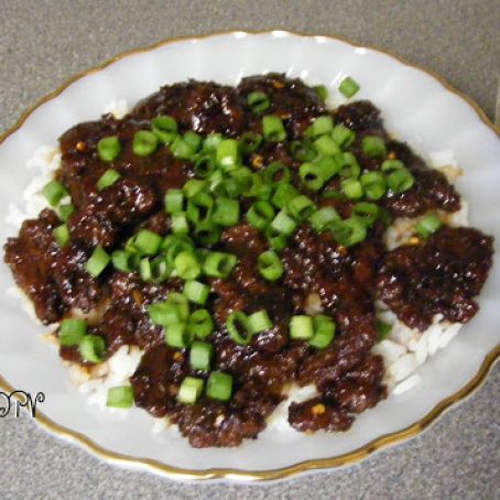 Spicy Korean Beef (using ground beef) Recipe - (4.4/5)